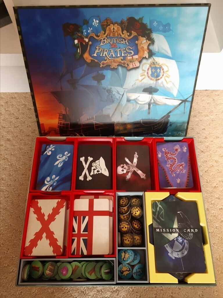 Free STL file British vs Pirates organizer and insert (for all content ...