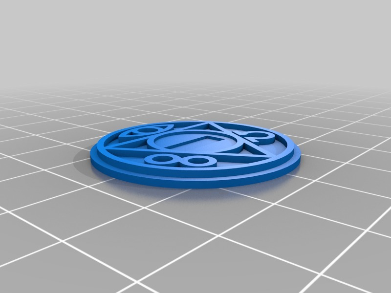 Free STL file HeroClix Mystical Barrier Token 🎲・3D print design to ...