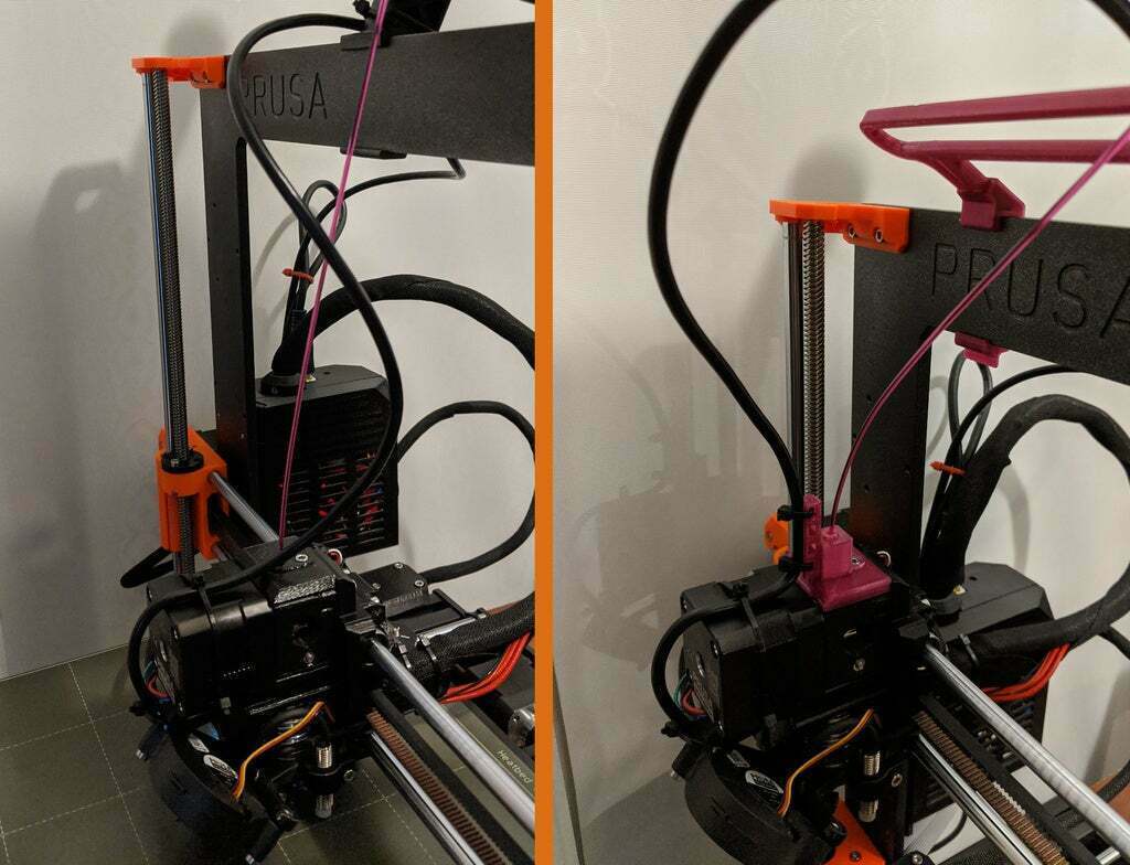 Archivo STL gratuito Filtro de filamentos Prusa MK3S con gestión de ...