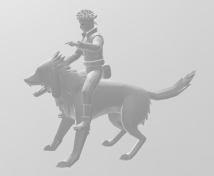 OBJ file kiba inuzuka 💬 ・3D printable model to download・Cults