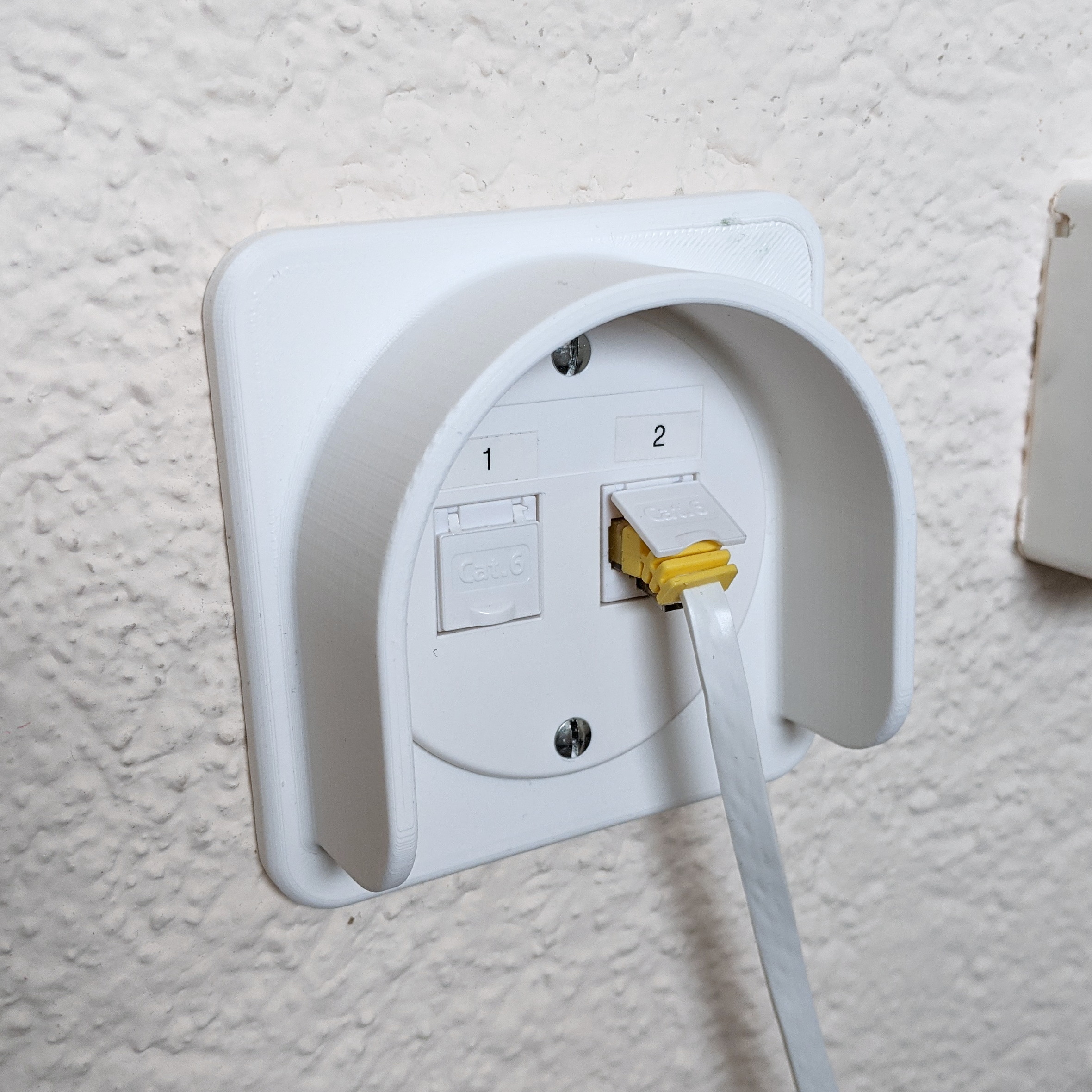 Free STL file Ethernet Outlet Socket Protector Wallplate 🔌・3D printing ...