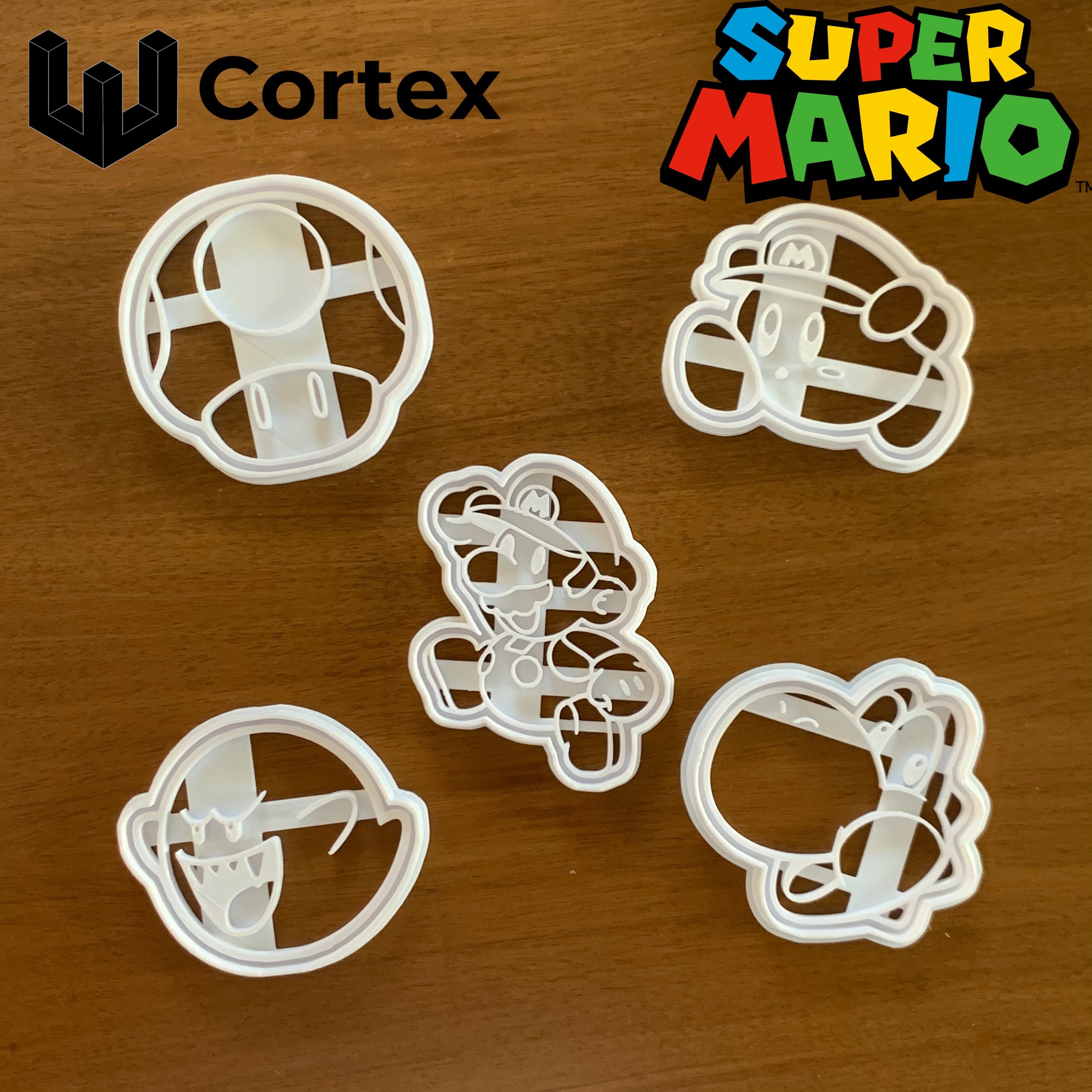 3D file Mario cookie cutters 🍪 ・3D print model to download・Cults