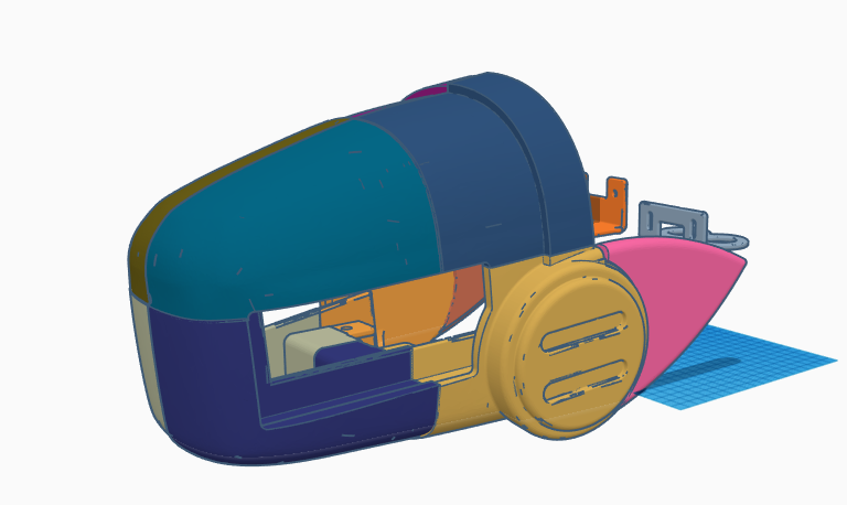 🎭 Open Source Protogen Cosplay Head・Free STL File for ・Cults