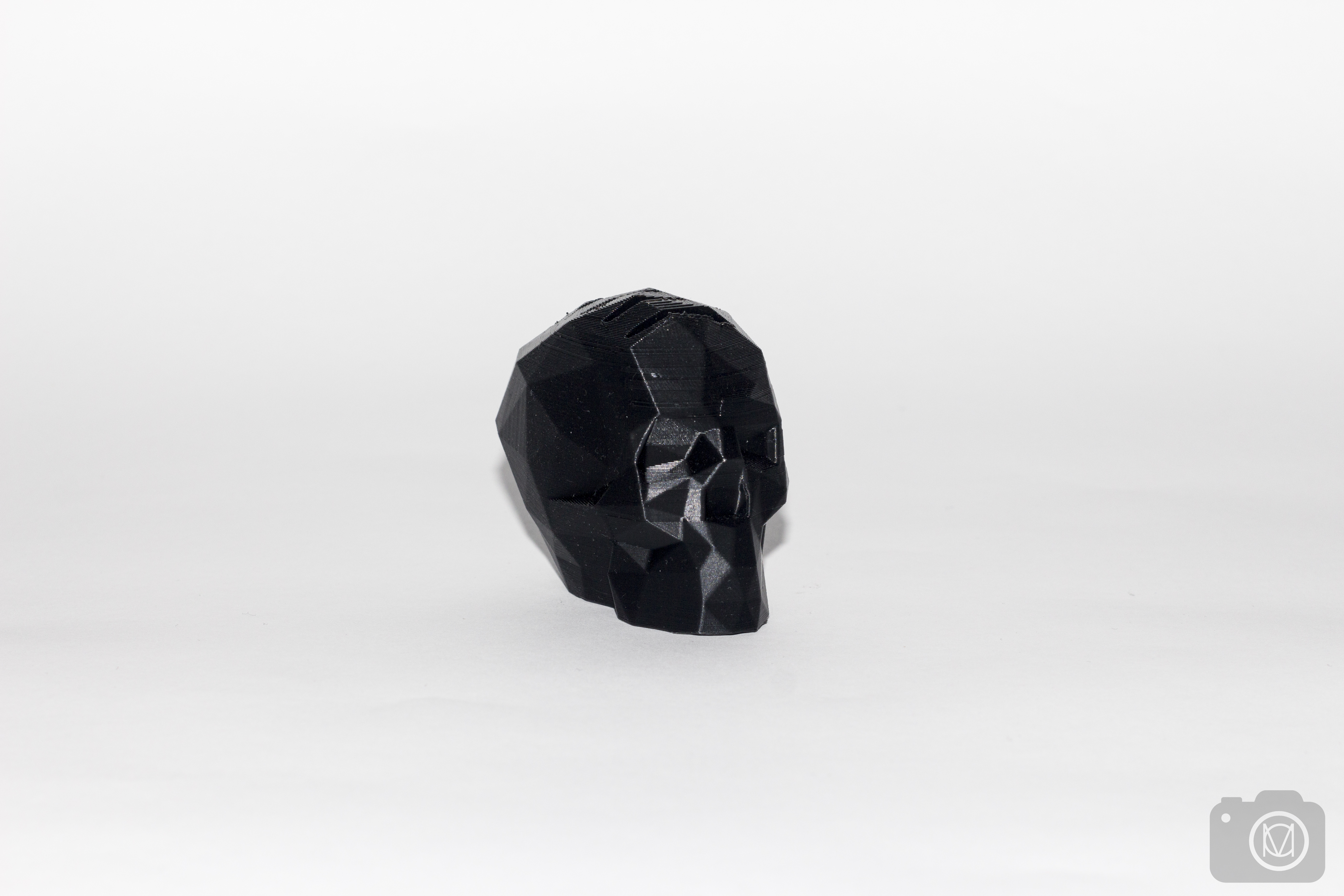 3D printing Guitar Pick Holder - Low Poly Skull remix・Cults