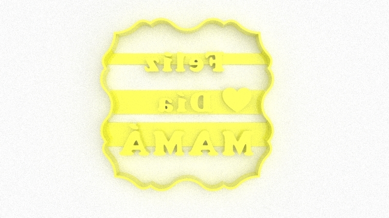 STL file Mother's Day Happy Mother's Day 🍪 ・3D printer design to ...