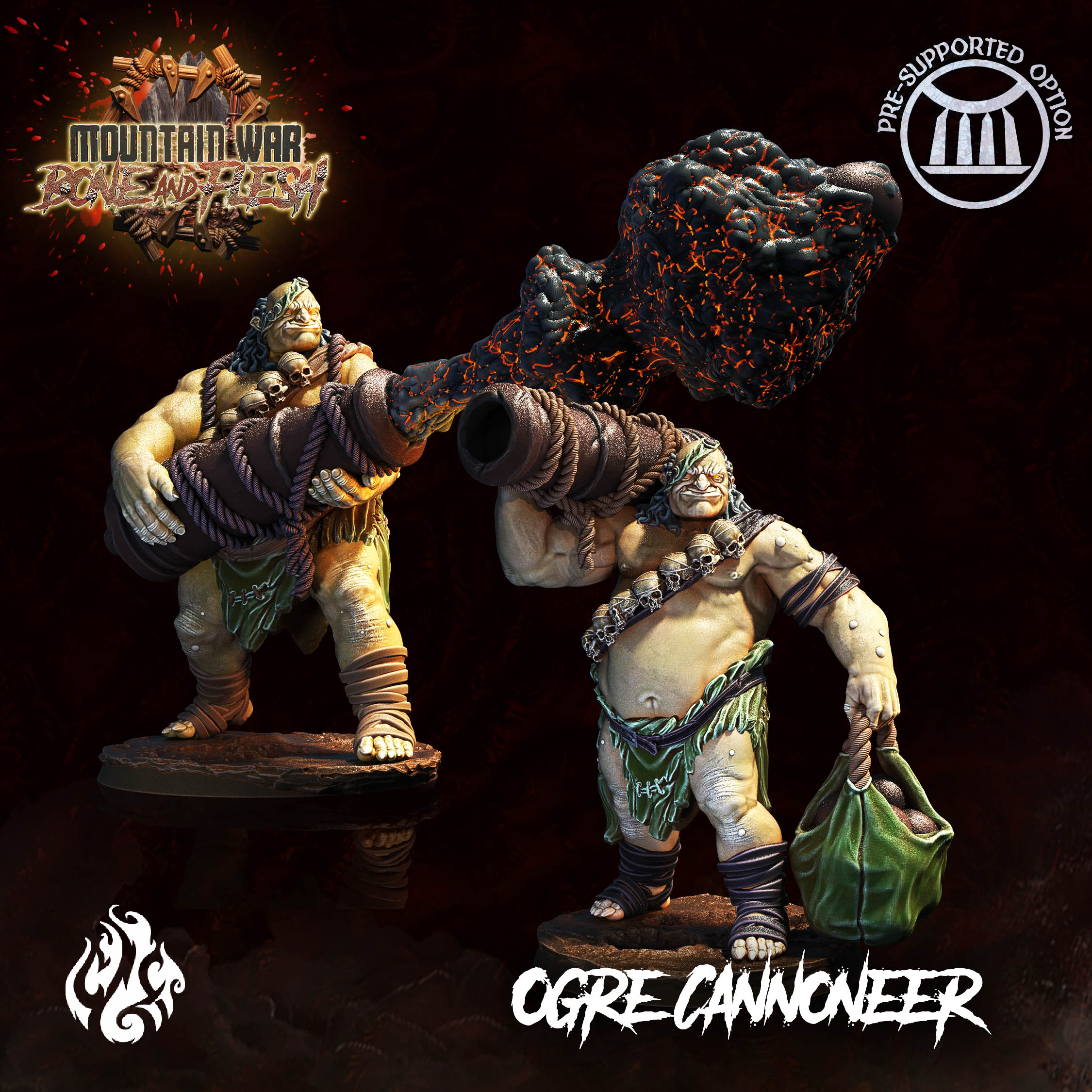 ⛰️ February '22 Release - Mountain War: Bone and Flesh・ 3D File for ・Cults