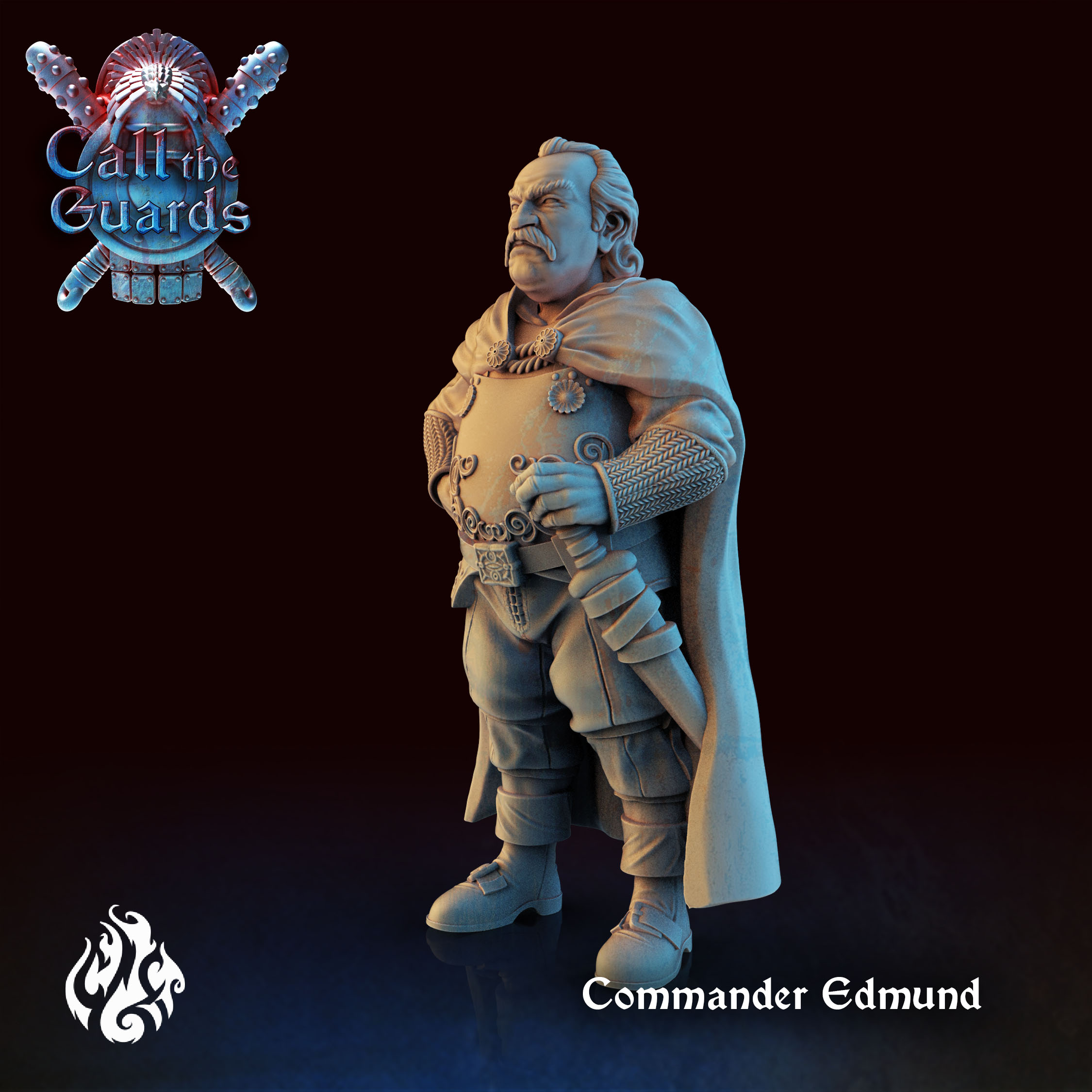 3D file Commander Edmund 🦹 ・Model to download and 3D print・Cults