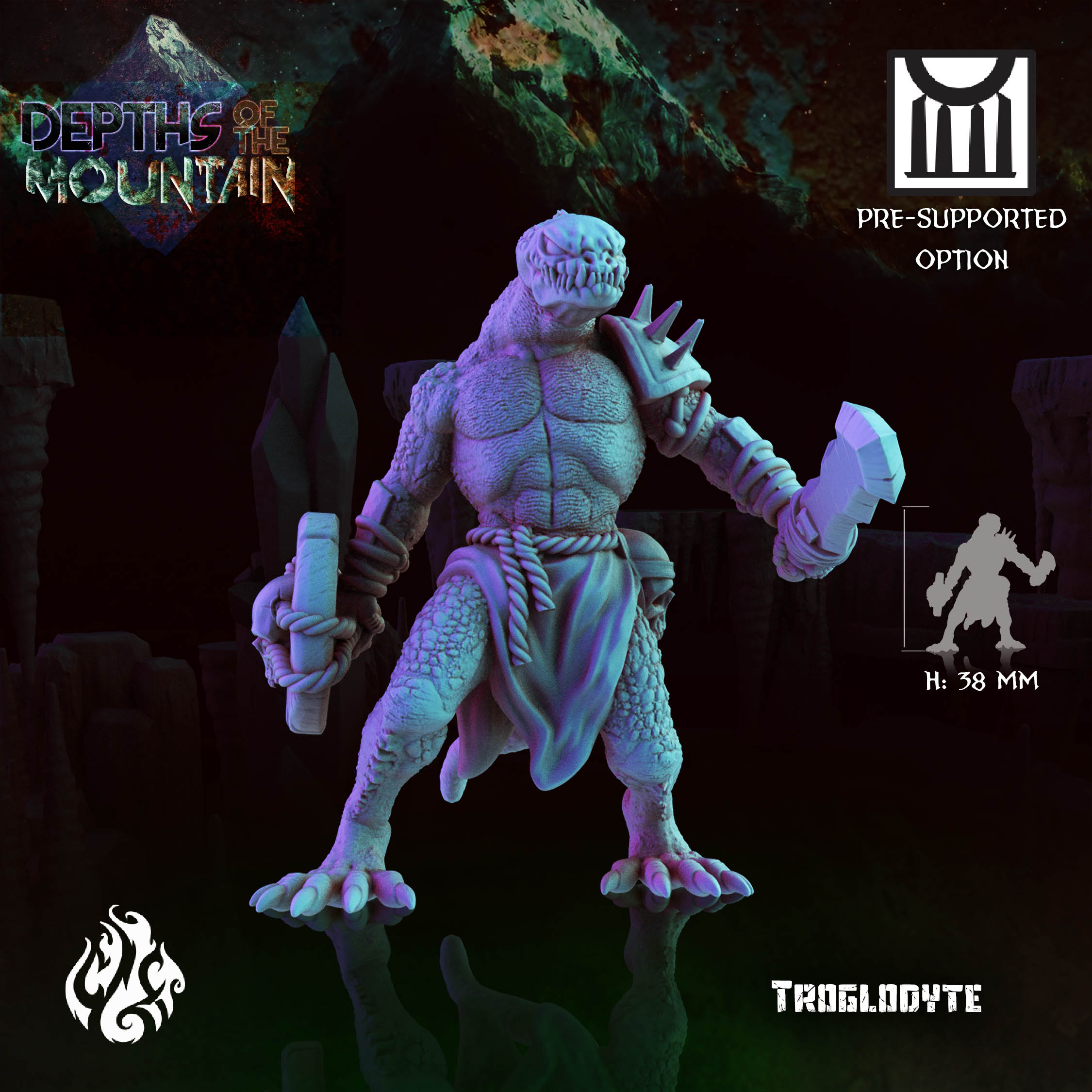 3D file Troglodytes 👹 ・3D printing template to download・Cults
