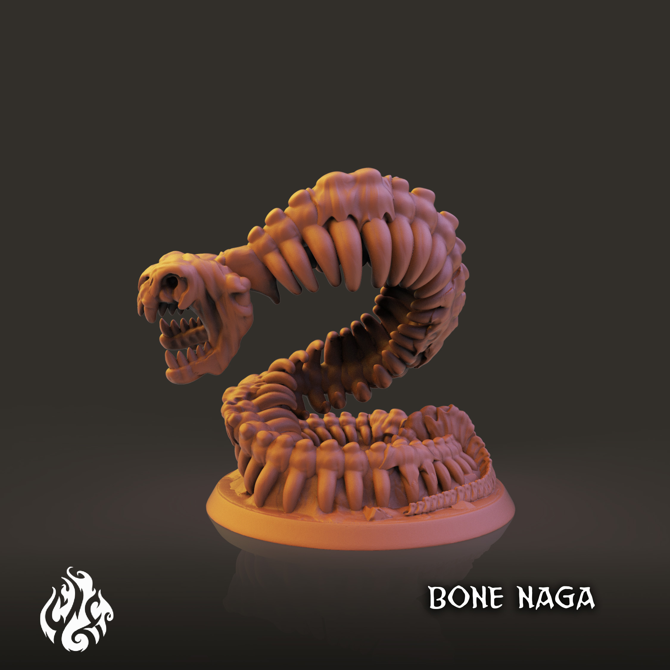 3D file Bone Naga 🦴・Model to download and 3D print・Cults