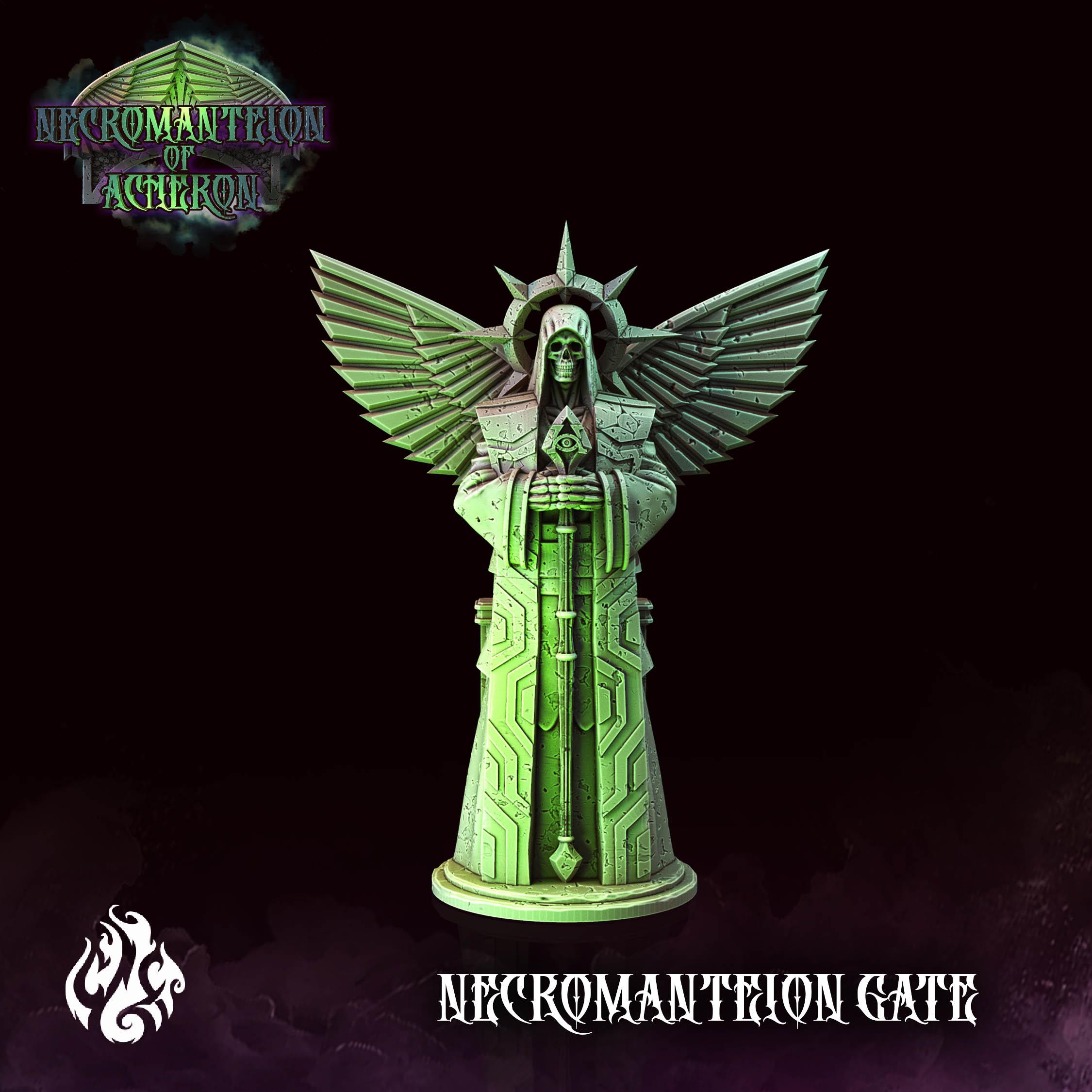 3D file Necromanteion Gates 👼 ・3D printable model to download・Cults