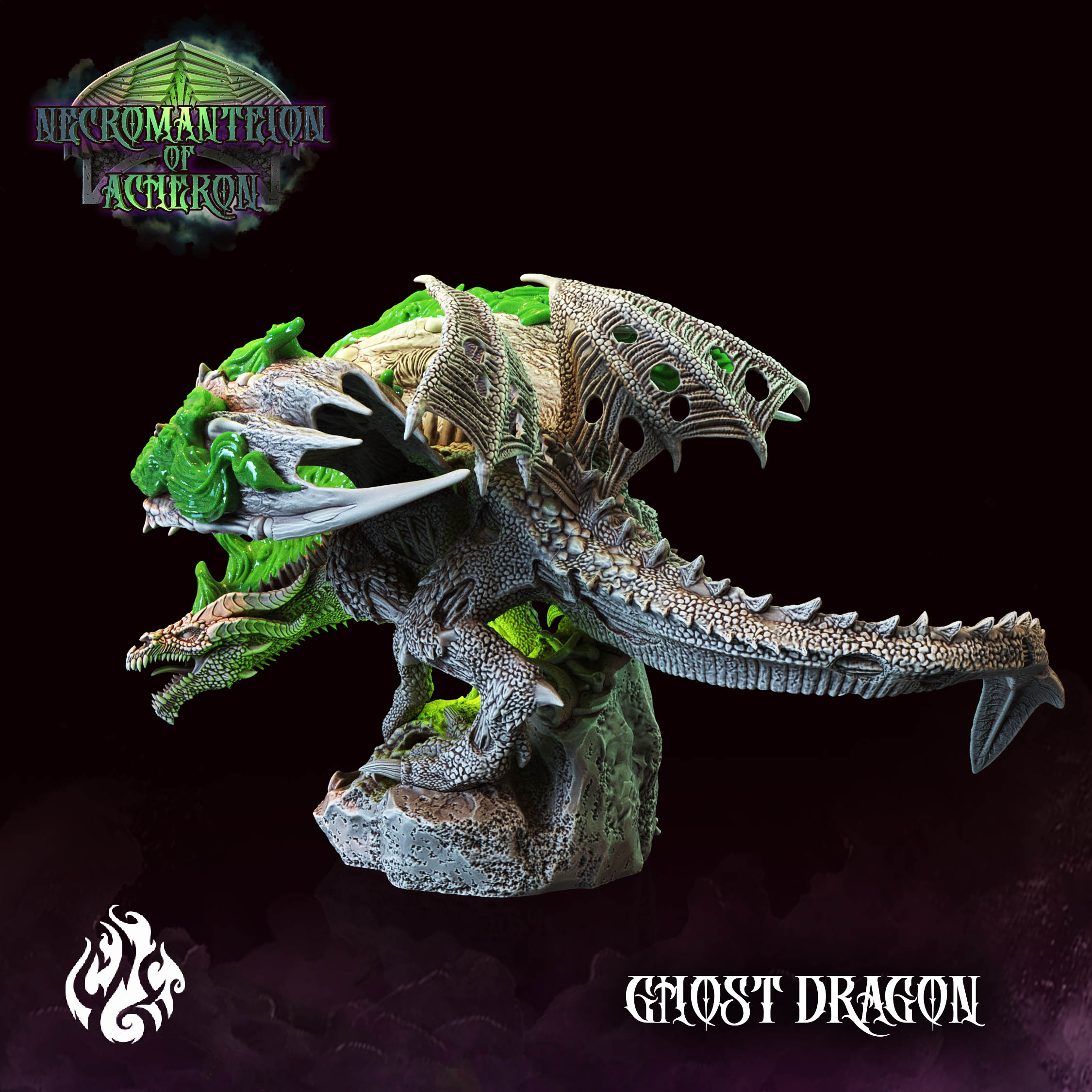 👻 Ghost Dragon・ 3D File for 3D printing・Cults