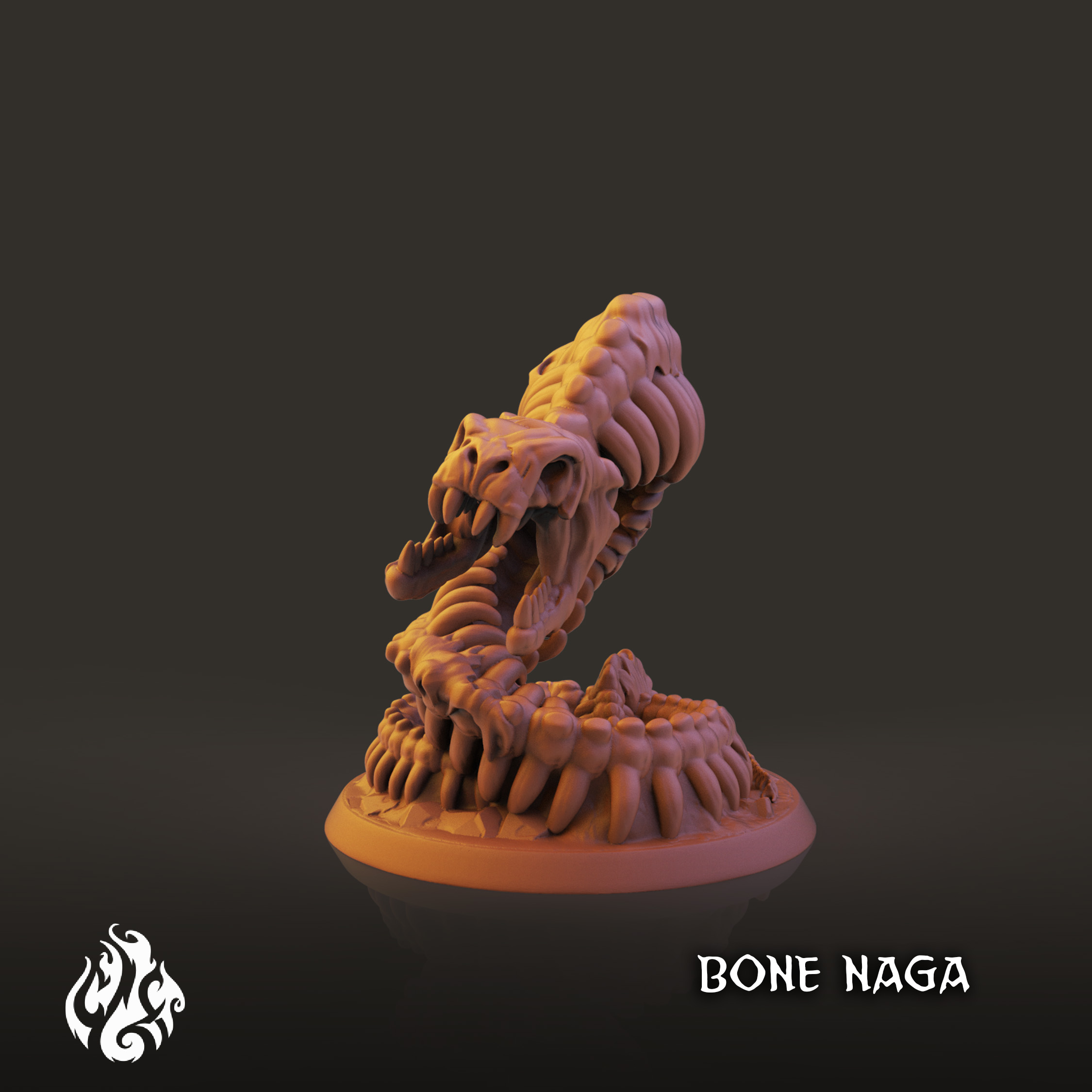 3D file Bone Naga 🦴・Model to download and 3D print・Cults