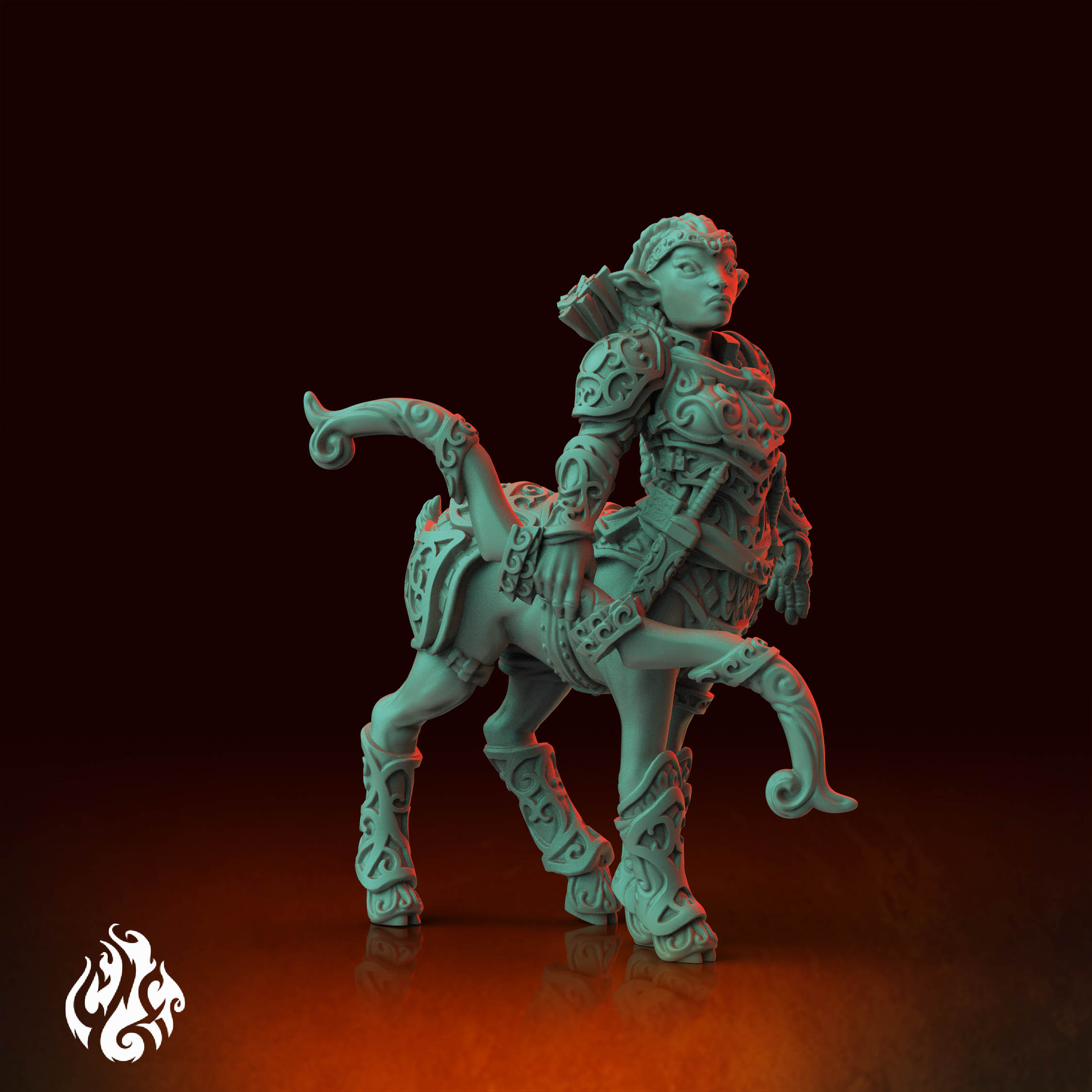 🏹 Aertimis, Archer Cervitaur・ 3D File for ・Cults