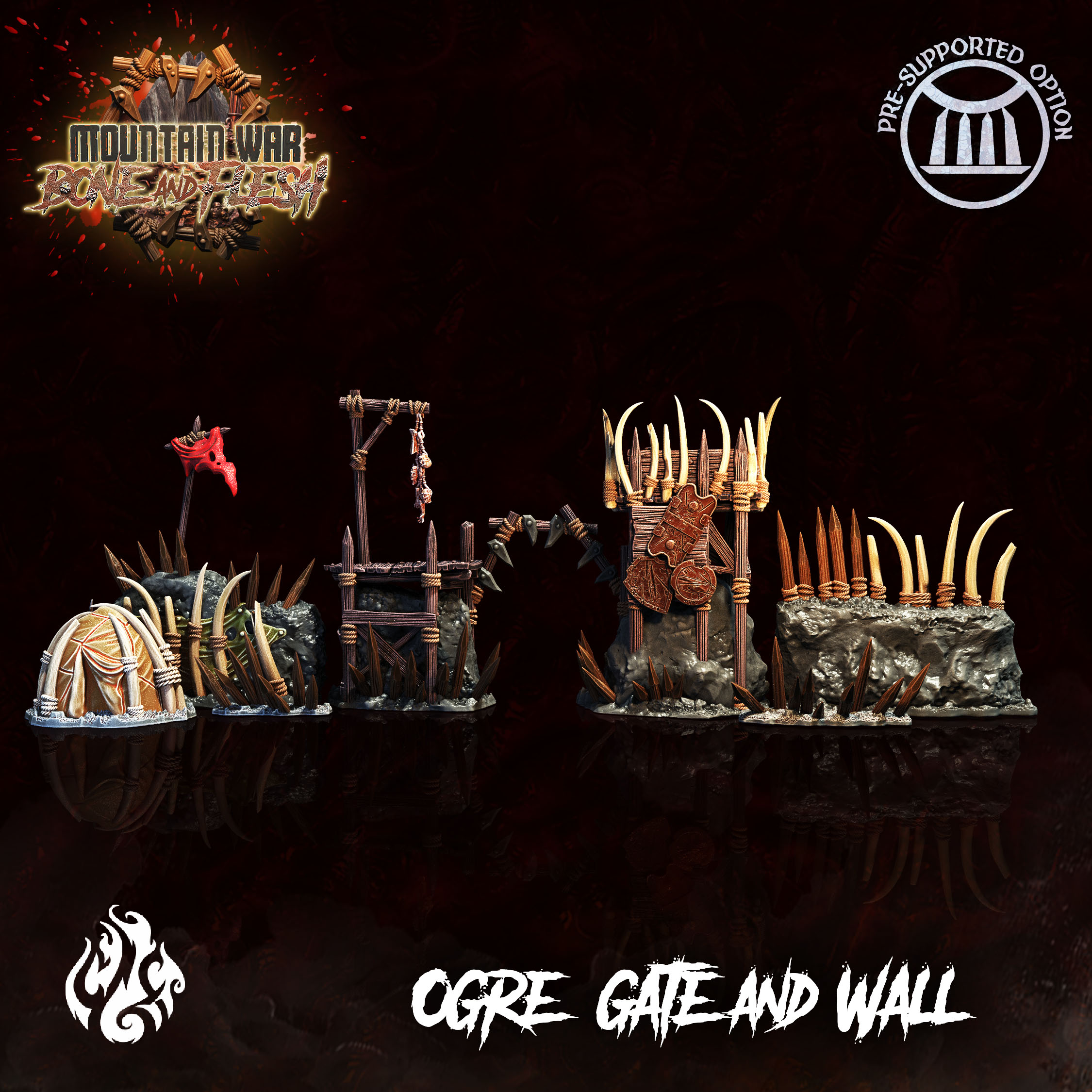 ⛰️ February '22 Release - Mountain War: Bone and Flesh・ 3D File for ・Cults