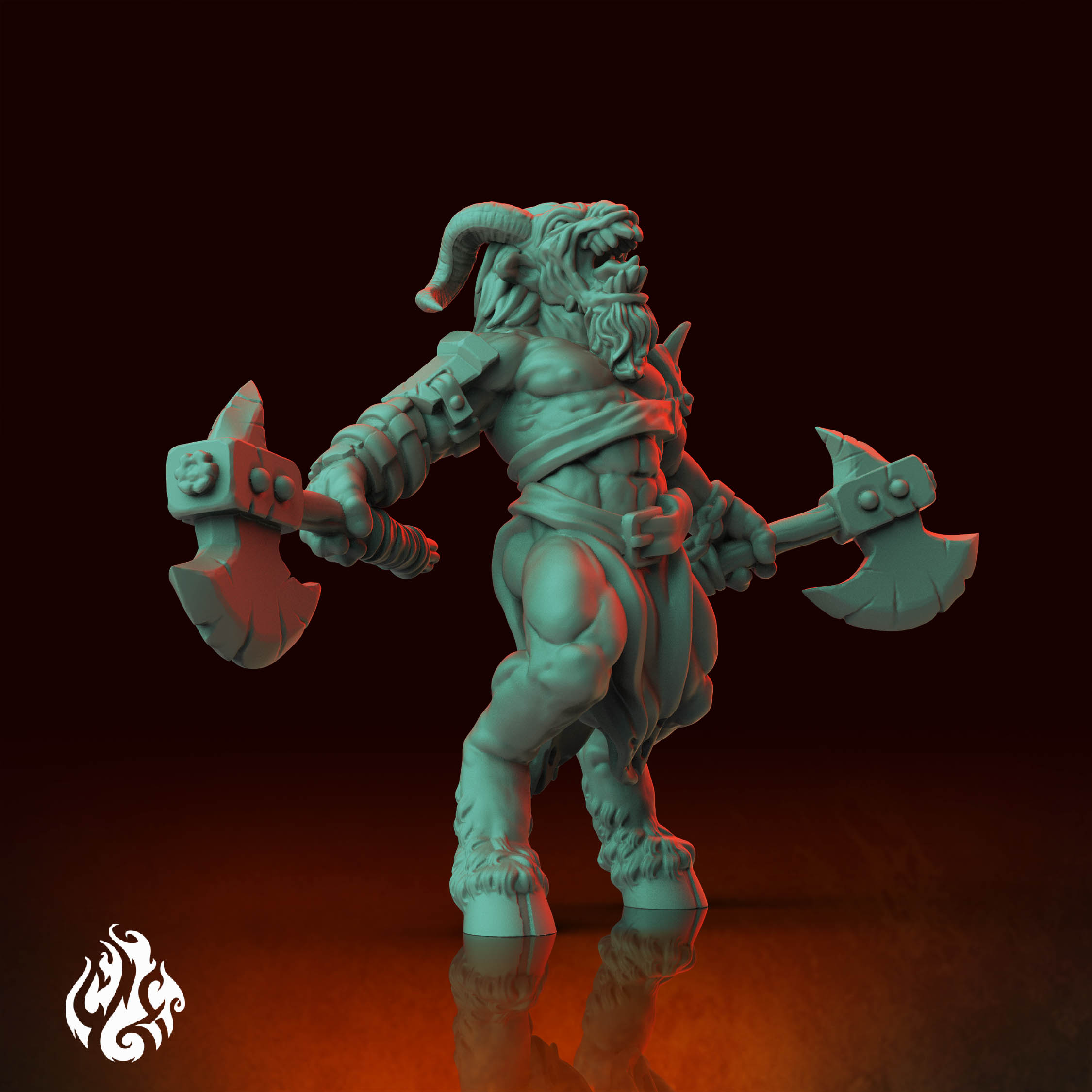 😈 Goatmen of Erevos・ 3D File for ・Cults