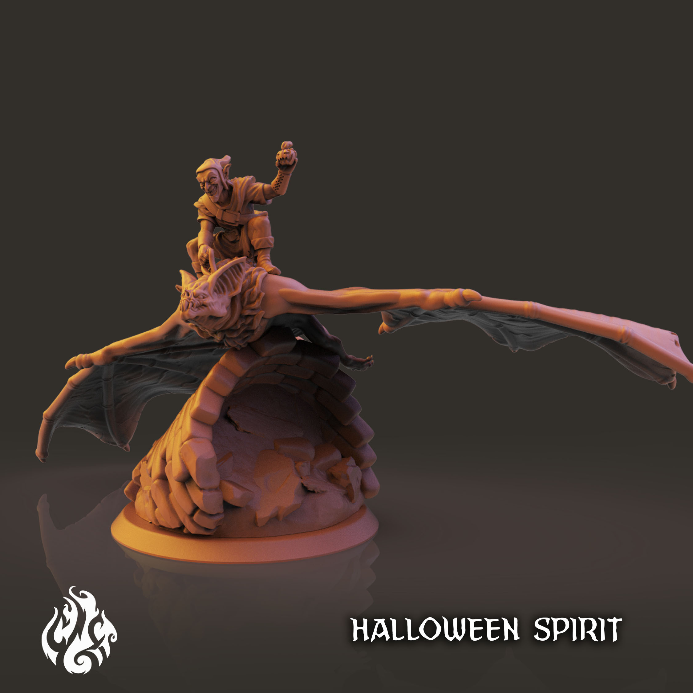 3D file Halloween Spirit 🎃 ・3D printable model to download・Cults