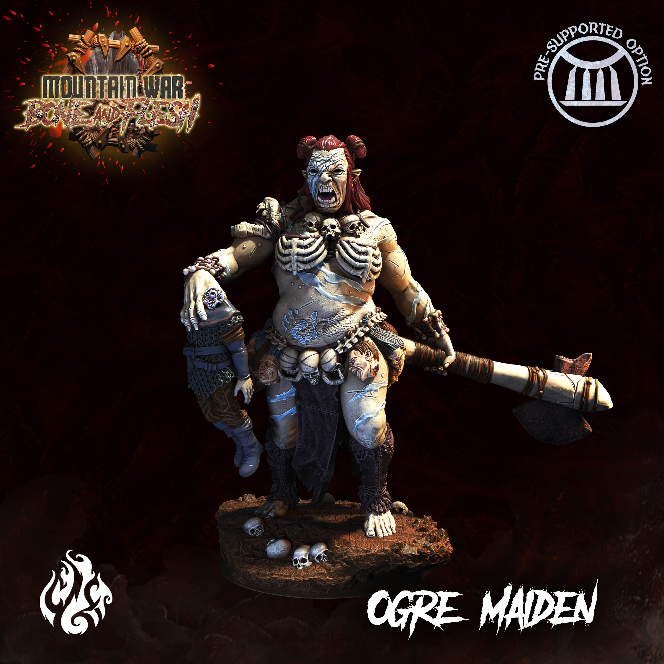 ⛰️ February '22 Release - Mountain War: Bone and Flesh・ 3D File for ・Cults