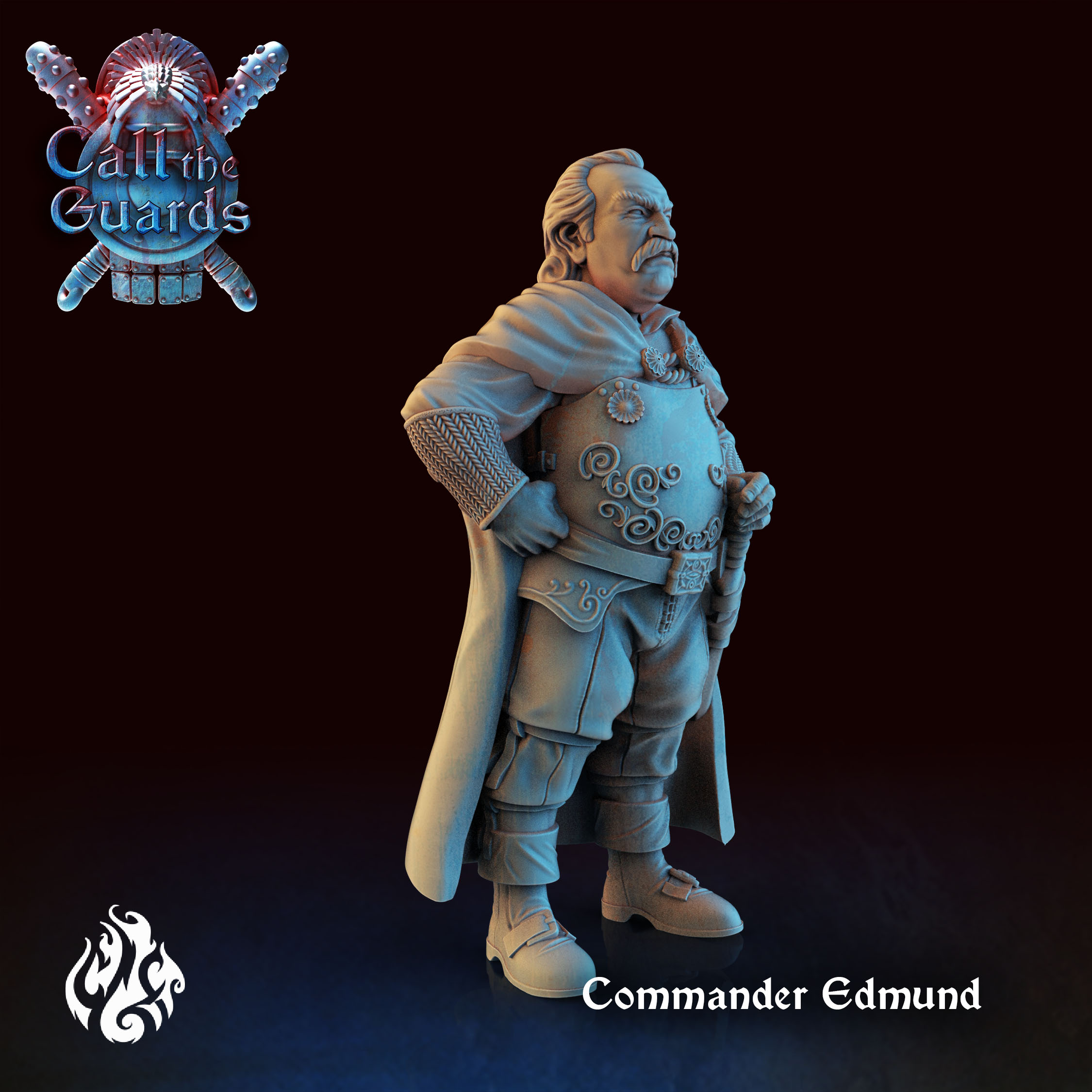 3D file Commander Edmund 🦹 ・Model to download and 3D print・Cults