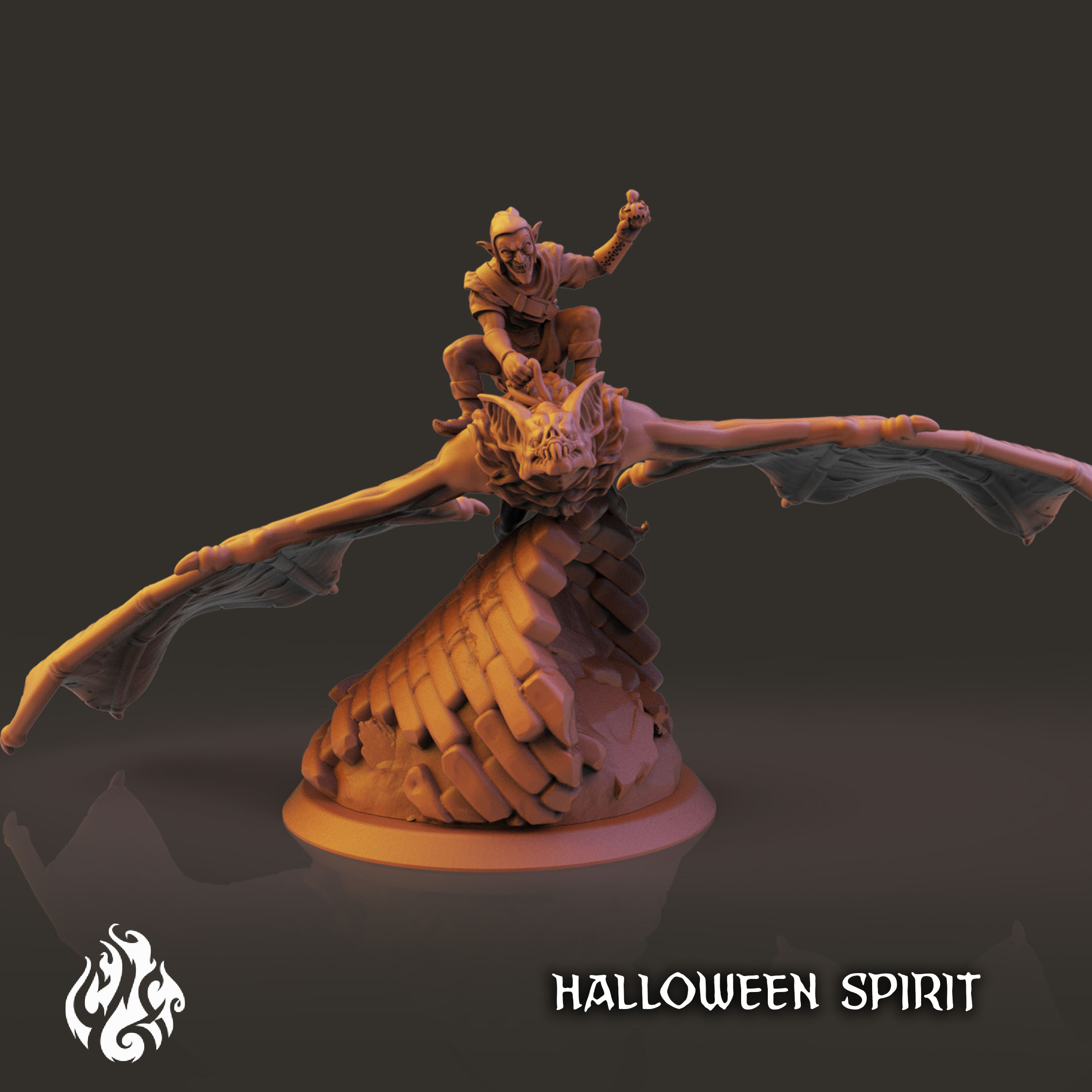 3D file Halloween Spirit 🎃 ・3D printable model to download・Cults