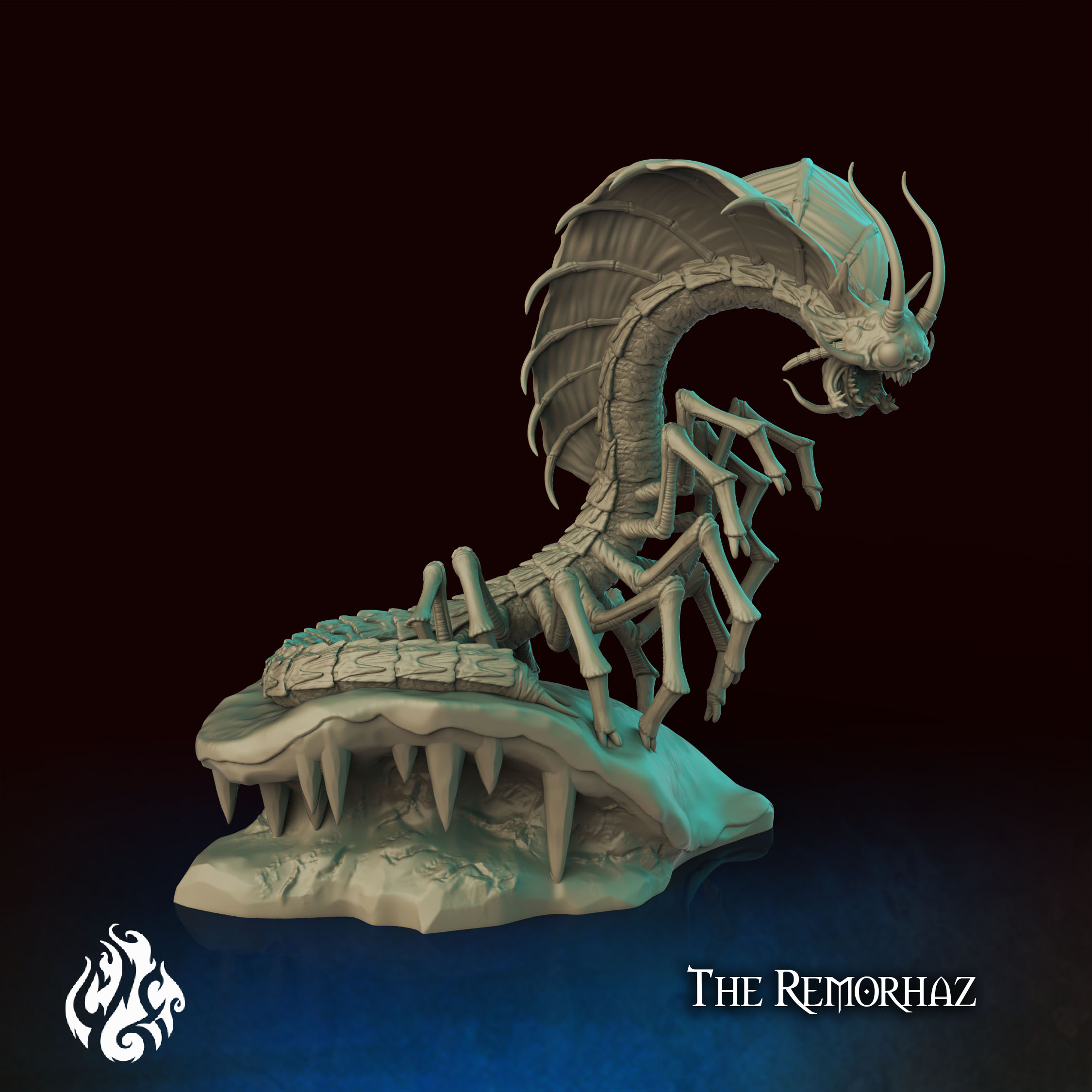 3D file Remorhaz 👹 ・3D print model to download・Cults