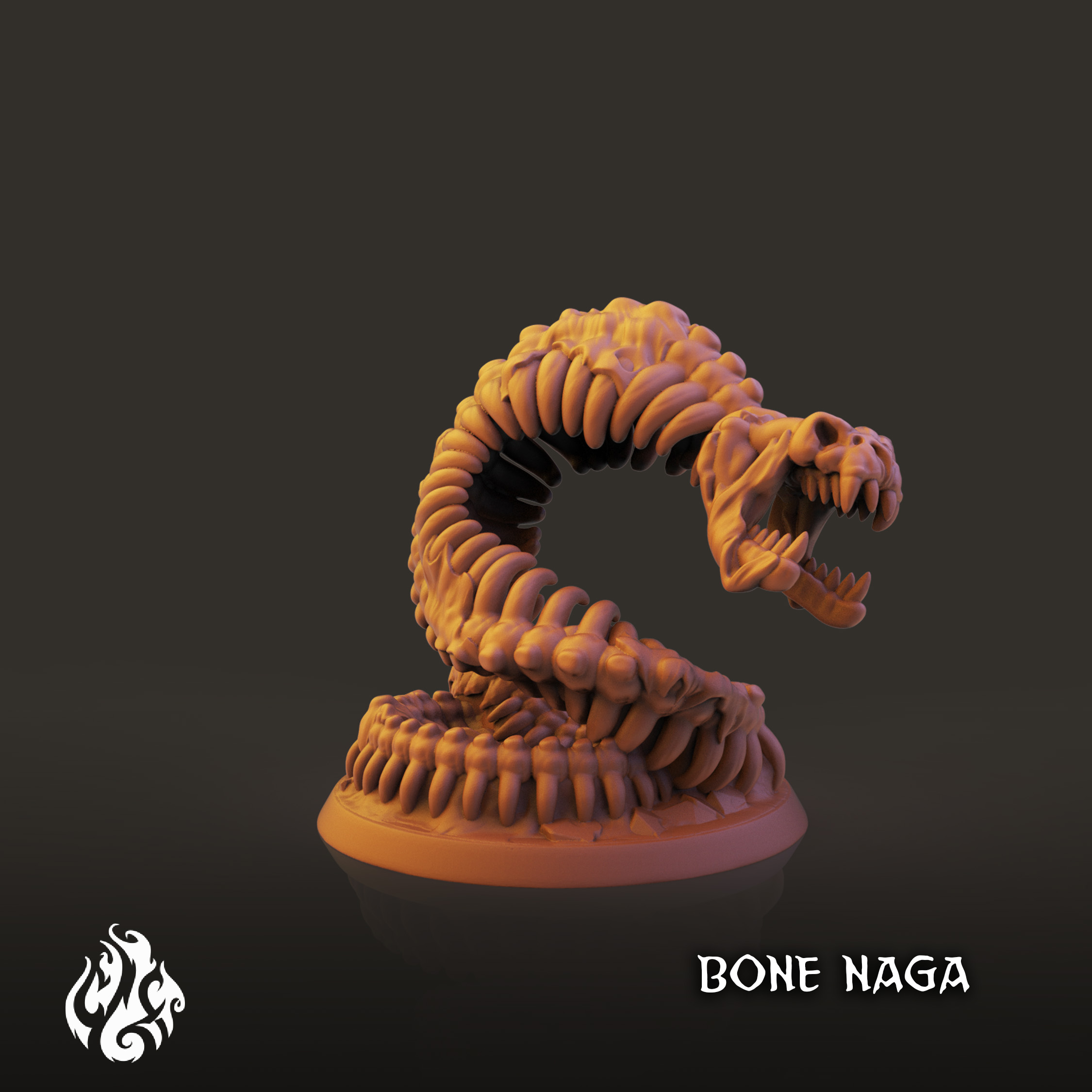 3D file Bone Naga 🦴・Model to download and 3D print・Cults