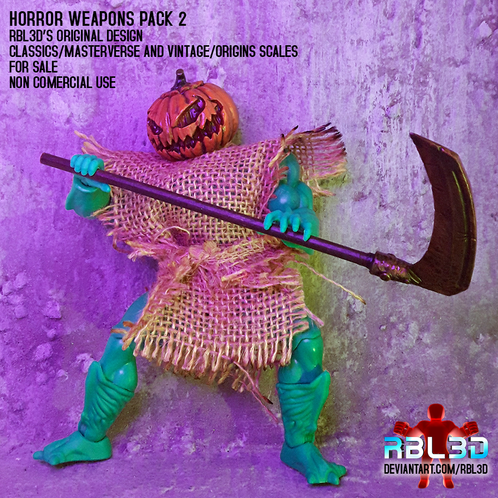 OBJ file Horror weapons pack 2 for action figures 🔫 ・3D print model to ...