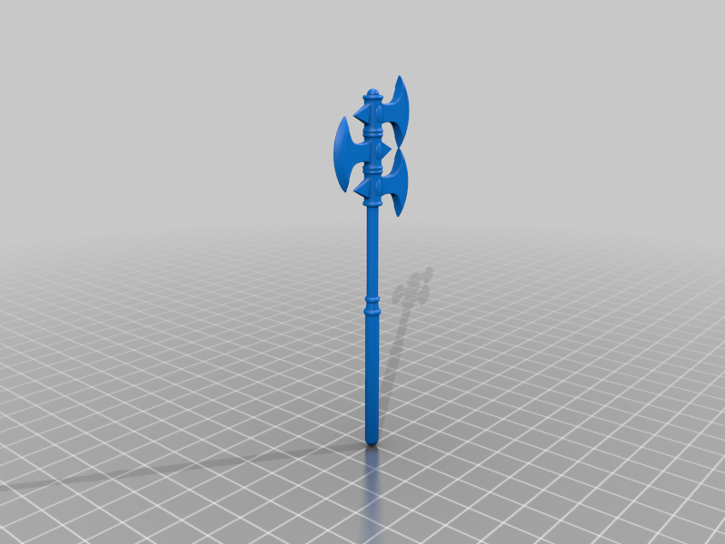 🪓 Rexor's axe, Conan the Barbarian・Free OBJ File for ・Cults