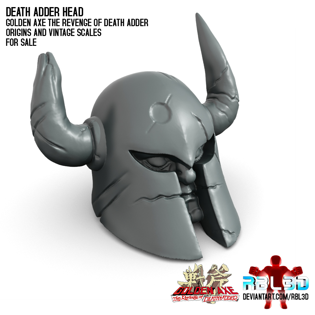 🪖 Death Adder head for 5.5 motu vintage, origins, classics and ...