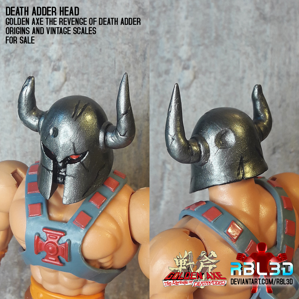 🪖 Death Adder head for 5.5 motu vintage, origins, classics and ...