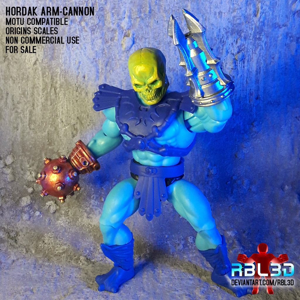 💪 Hordak Arm Cannon (Motu Compatible)・ OBJ File for ・Cults