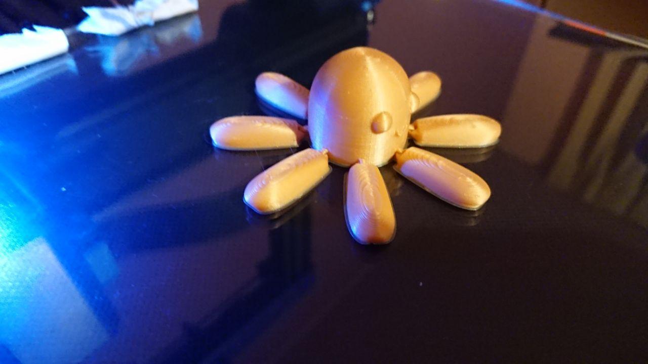 🐙 Articulated Octopus- Happy/Angry Octopus FLEXI PRINT-IN-PLACE・ STL ...