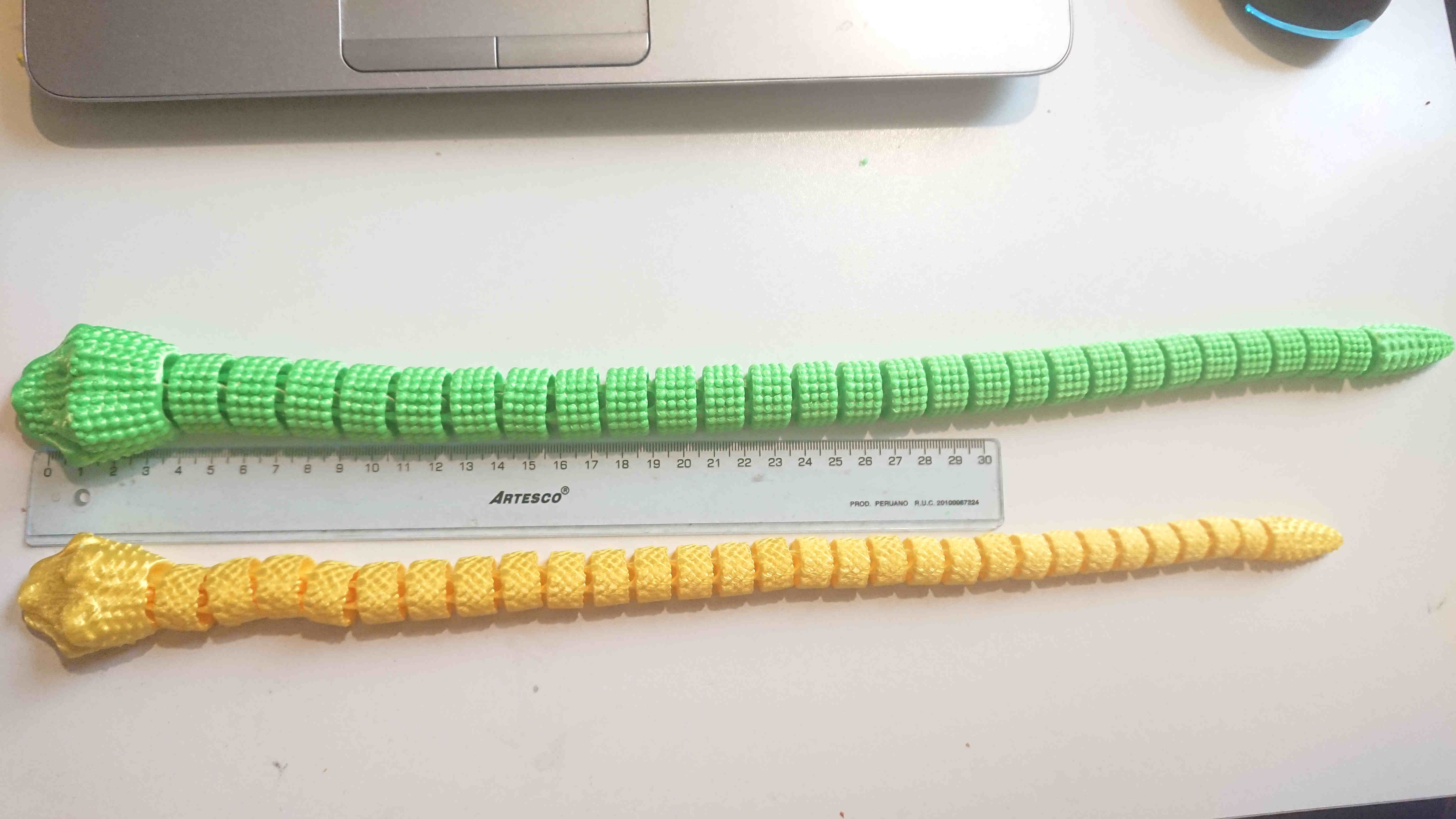 👶 Articulated Baby Snake - FLEXI PRINT-IN-PLACE・ STL File for 3D ...