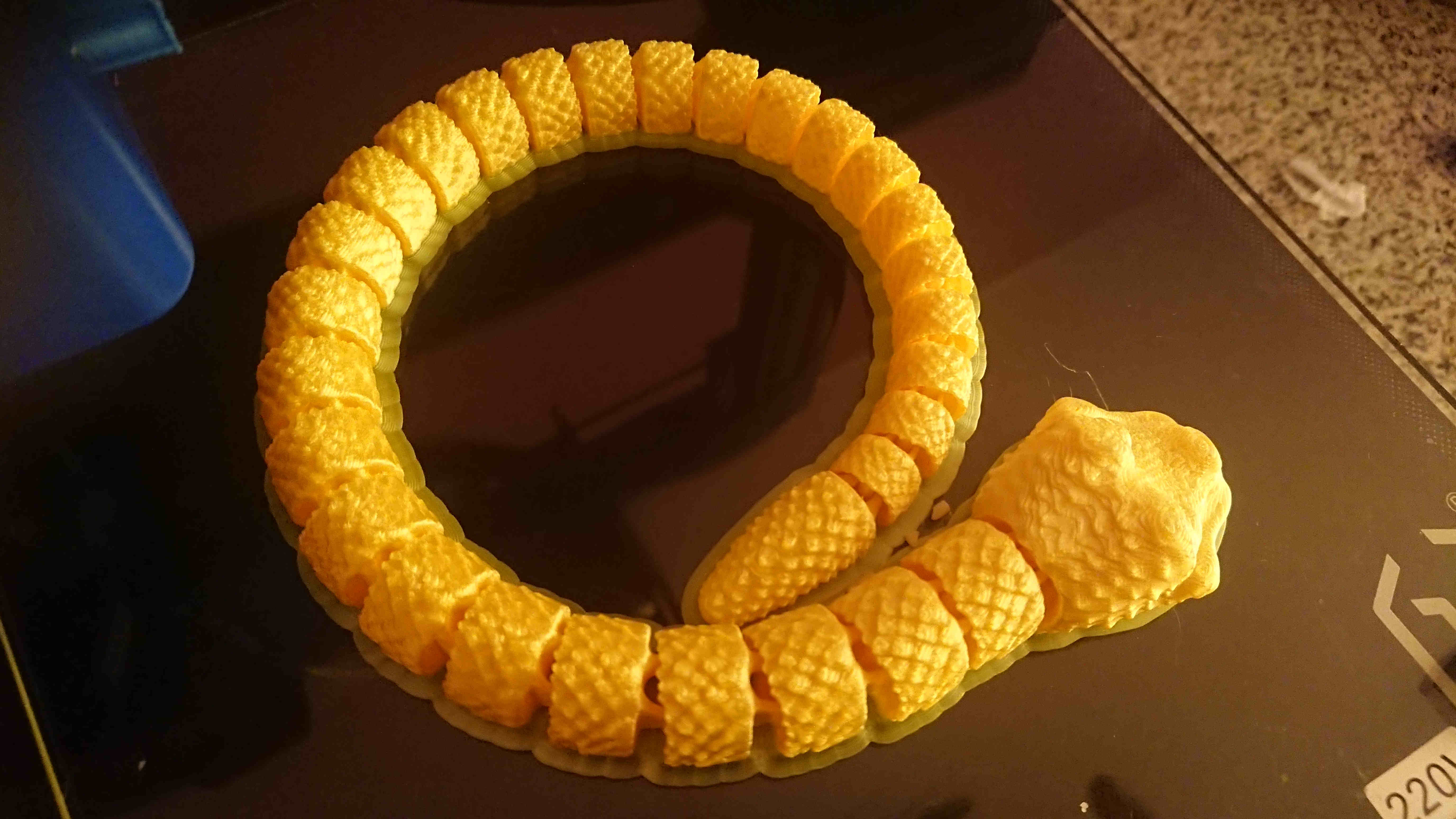 👶 Articulated Baby Snake - FLEXI PRINT-IN-PLACE・ STL File for 3D ...