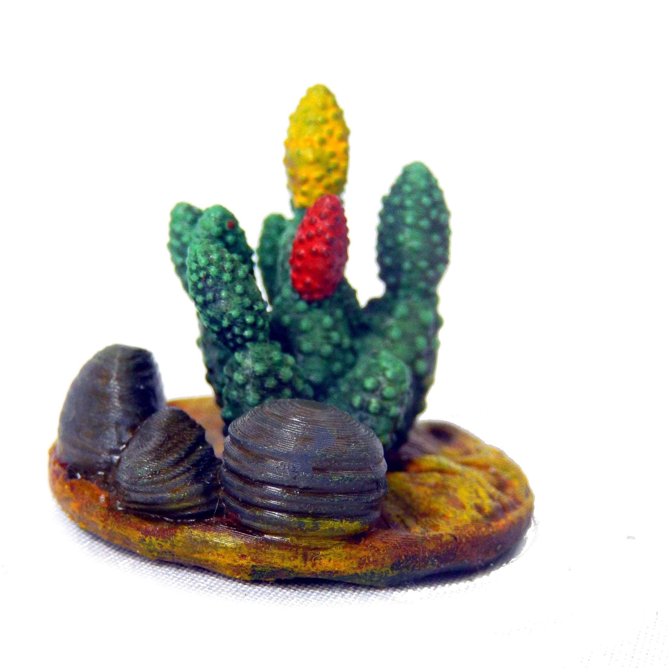 🌵 Cactus plant set fantasy scatter terrain (desert plants and scatter ...