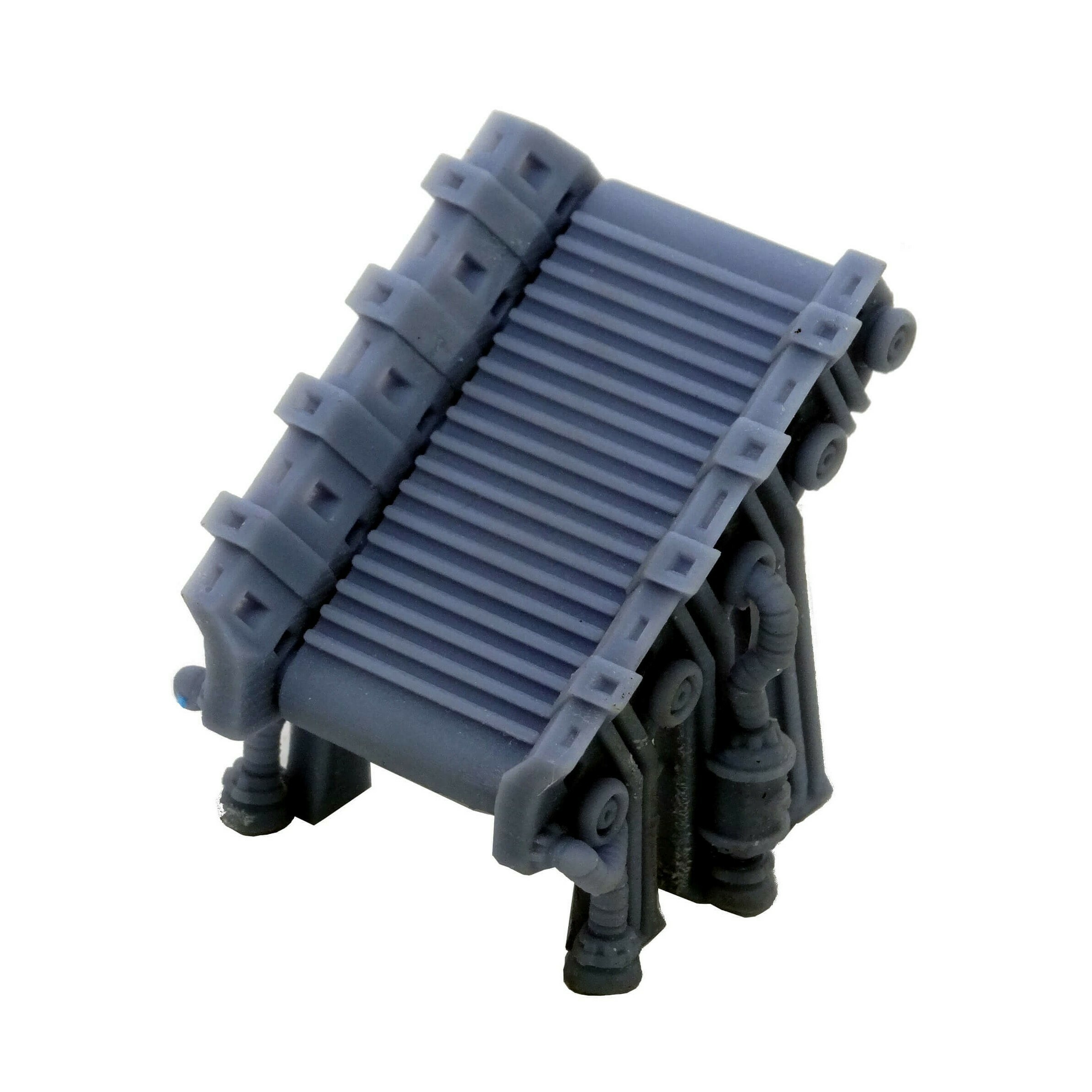 3D file Industrial factory terrain – conveyor belt and processing ...