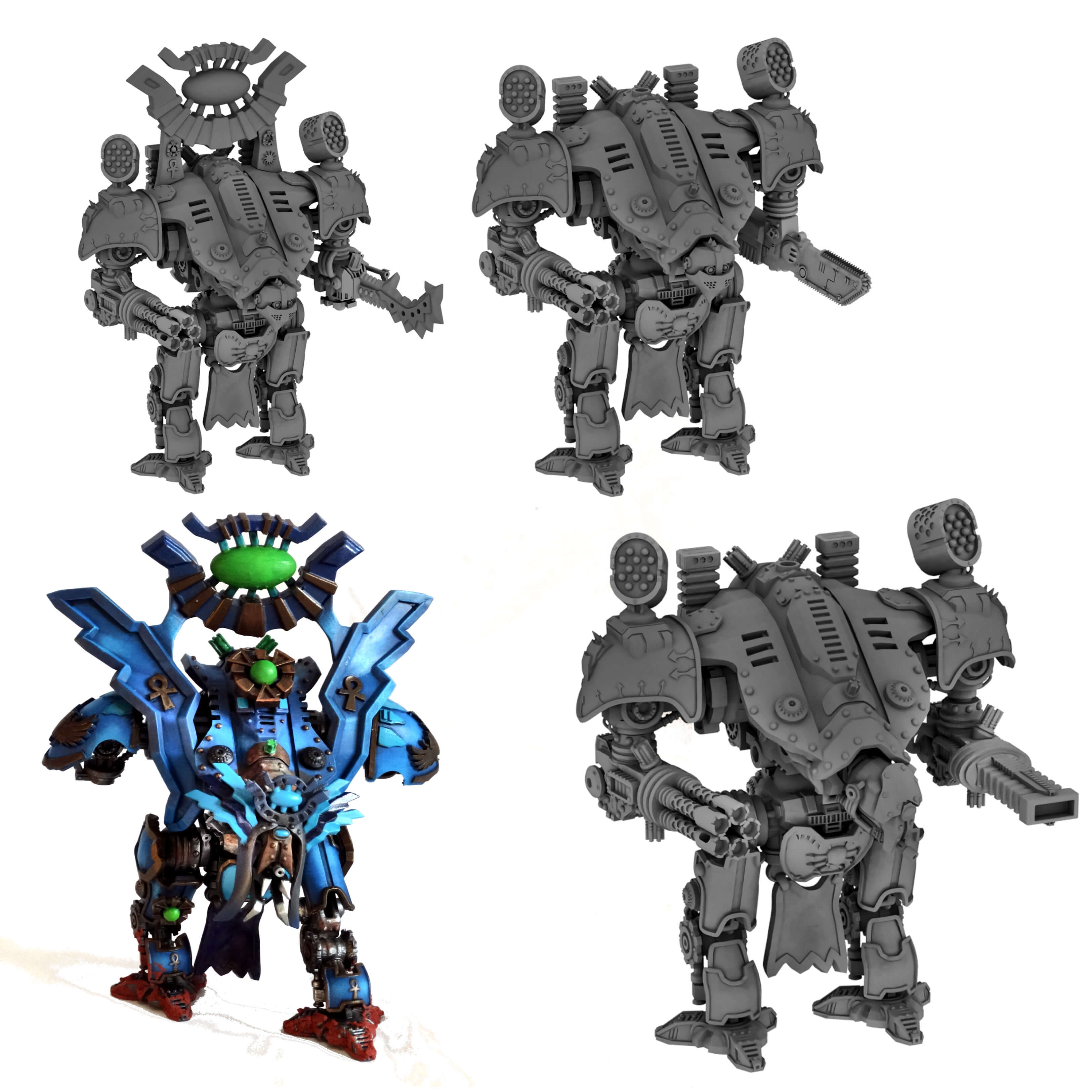 🔫 Sci Fi Warstrider (varied weapon options and two main styles)・ 3D ...