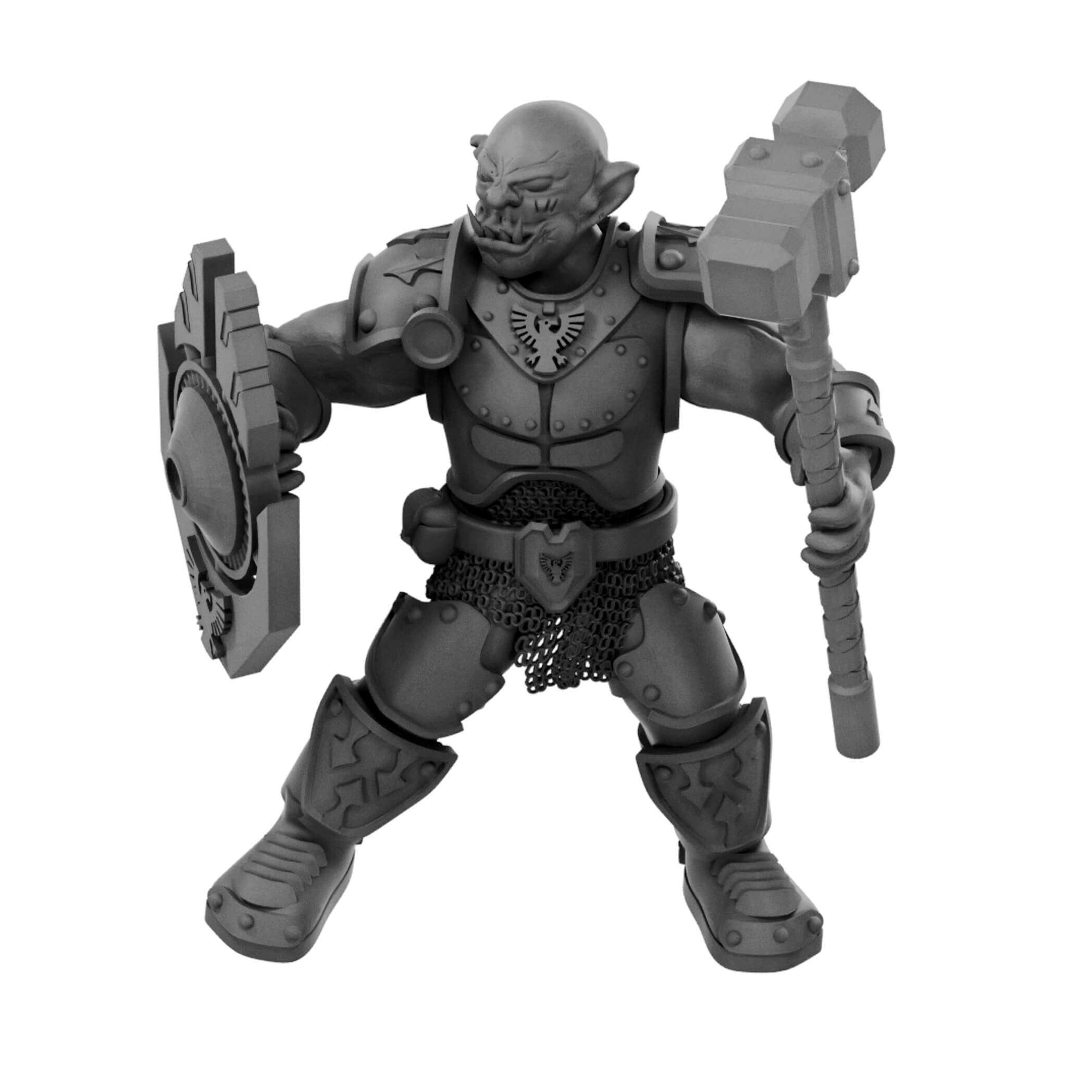 🎲 dnd Orc knights miniatures・ STL File for 3D printing・Cults