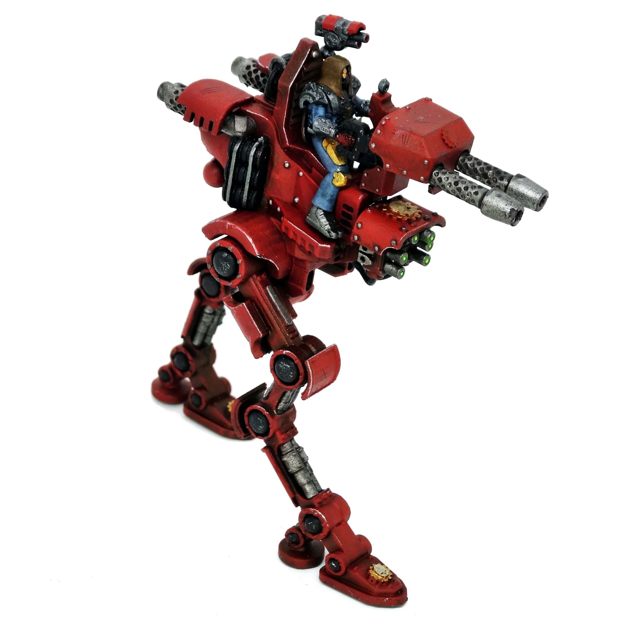 🔫 Sand Strider (Walker gun mech with pilot resin miniature)・ 3D File ...