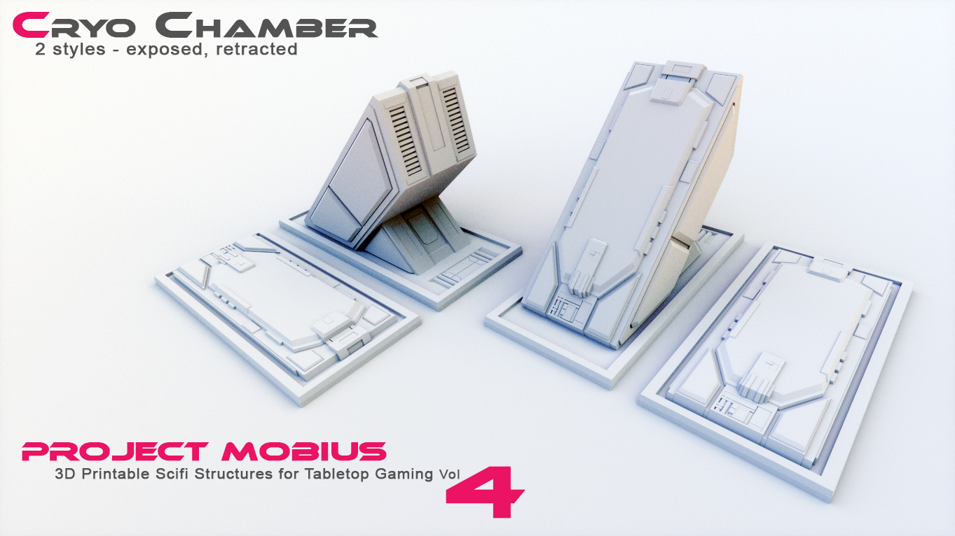 3D file Cryo Chamber ⚔ ・Model to download and 3D print・Cults