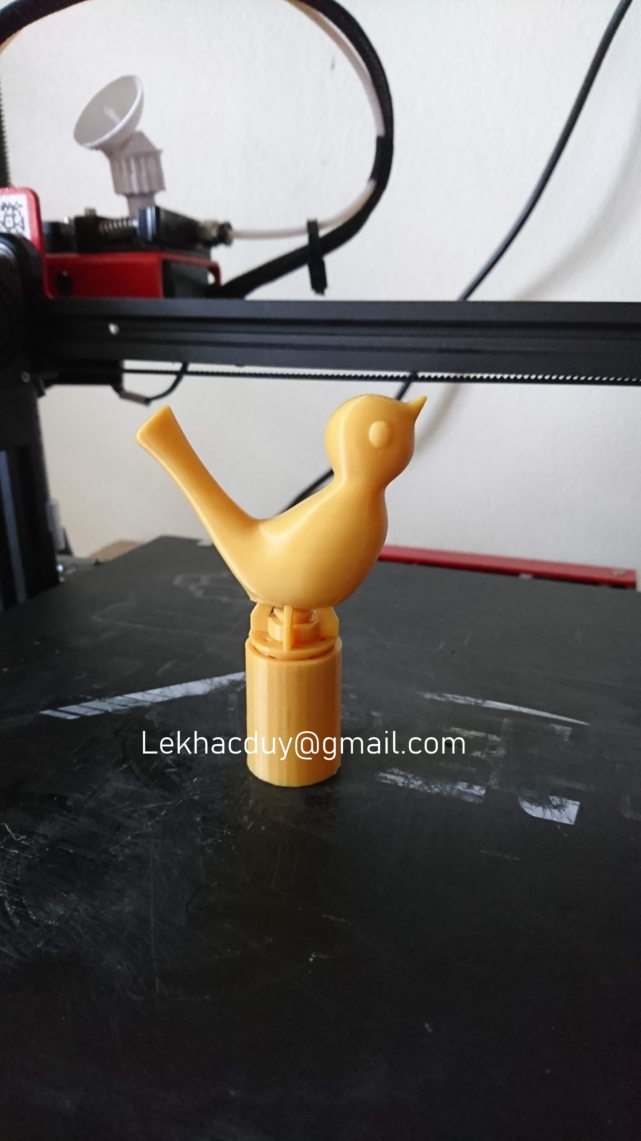 3D file Sprinkler with rotate bird 🐦 ・Template to download and 3D print ...
