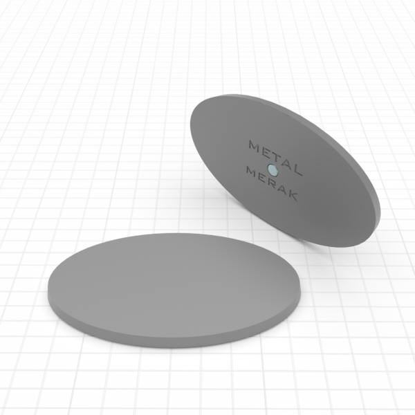 🧲 OVAL BASE 90MM X 52MM - WITH MAGNET SLOT・ STL File for ・Cults