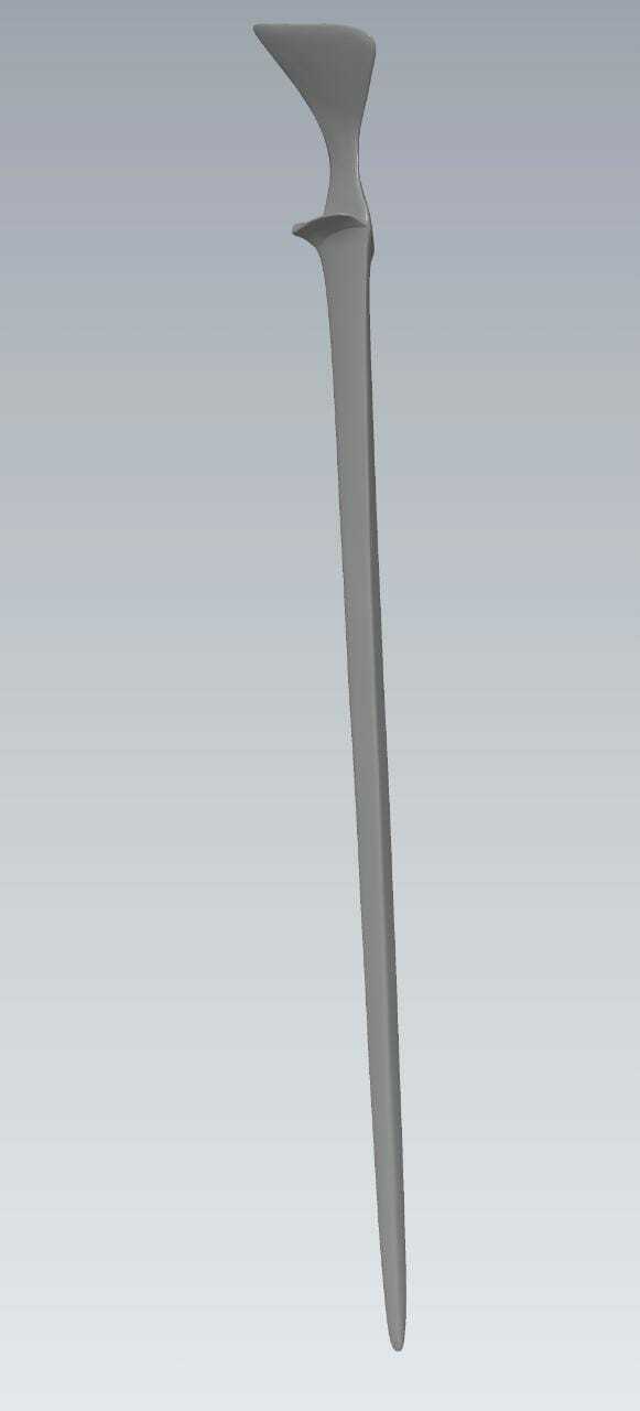 🎬 MakeIT Wand Collection Nymphadora Tonks Wand・Free OBJ File for ・Cults