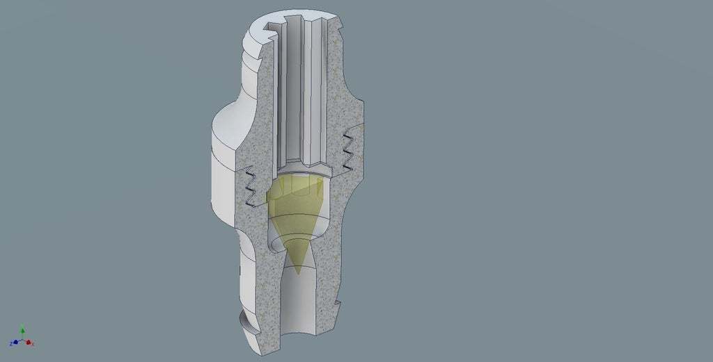 Printable Check Valve・Free STL File for ・Cults