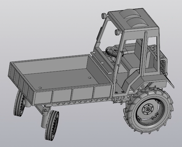 🚜 T-16 tractor・ STL File for ・Cults