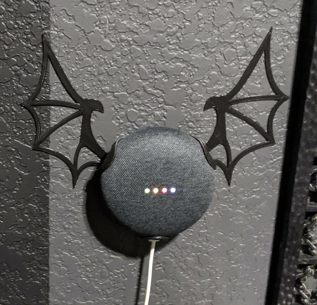 Free 3D file Google Mini - Batwing Wall Mount 🦇 ・3D printable model to ...