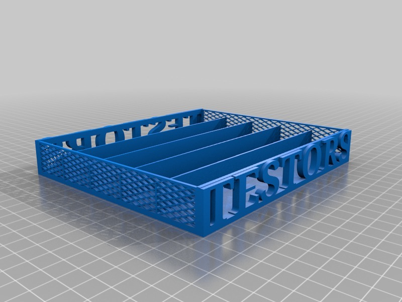 🎨 Testors Paint Bottle Tray Organizer, 18, 24 or 30 bottles・Free 3D ...