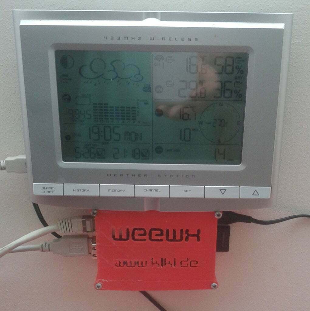 Free STL file housing for a raspberry weewx weather station 🚉 (SCAD)・3D printing idea to ...