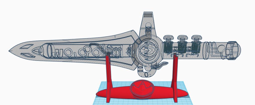 Archivo STL gratis Thing ico Power Rangers Legacy Dragon Dagger Stand 🐉 ...