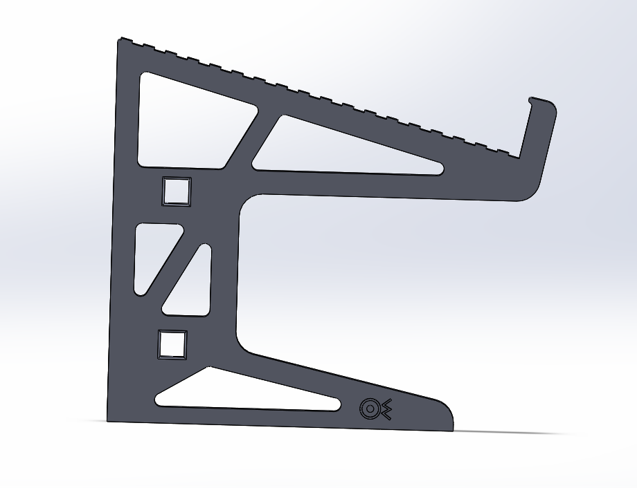 STL file Laptop Stand / Laptop Computer Stand 💻 ・3D printable model to ...