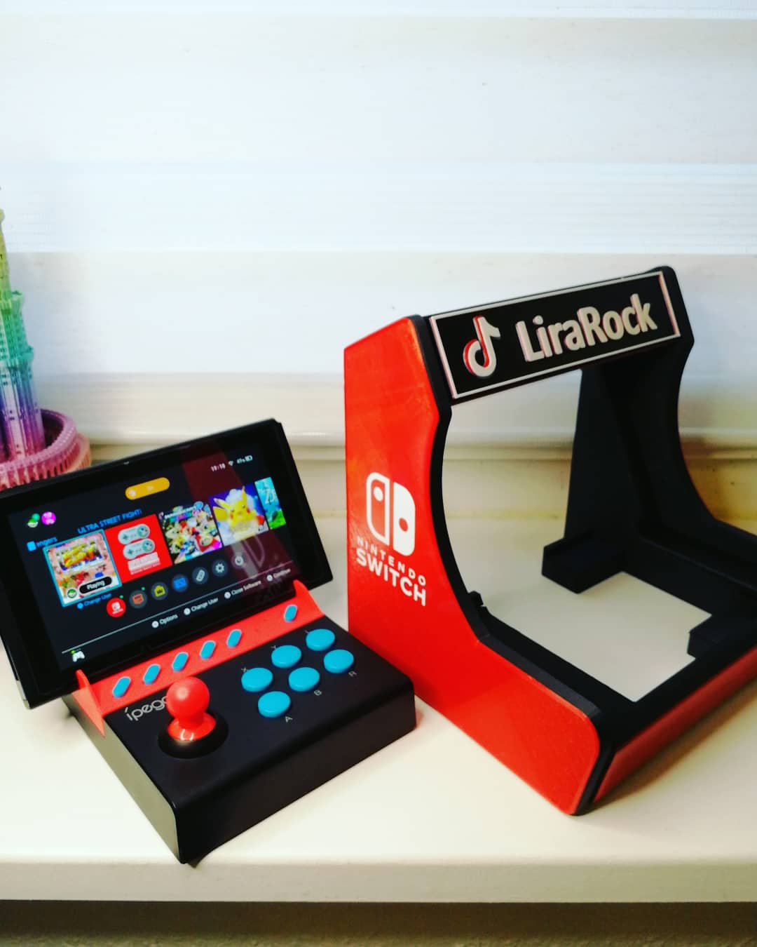 Работа Nintendo Switch Arcade Stand Cabinet - для ретро-контроллера ...